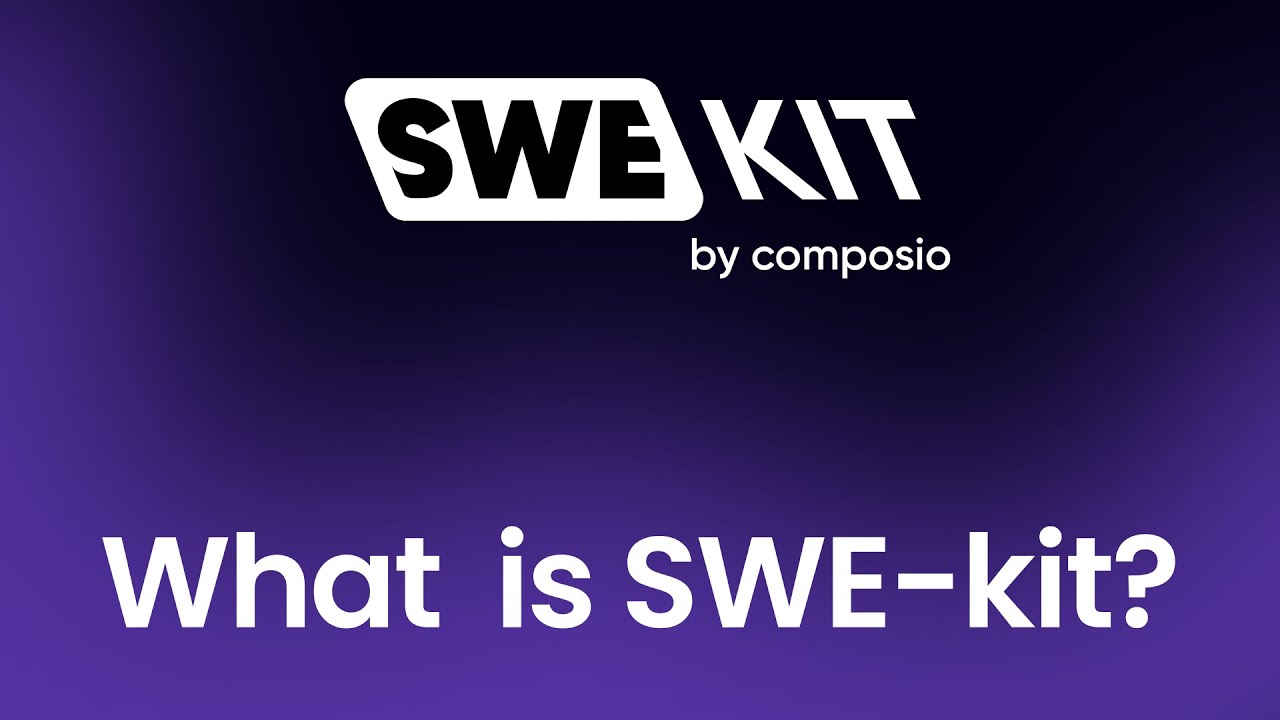 Introducing SWE-Kit: Build and Customize Your AI Agents - YouTube