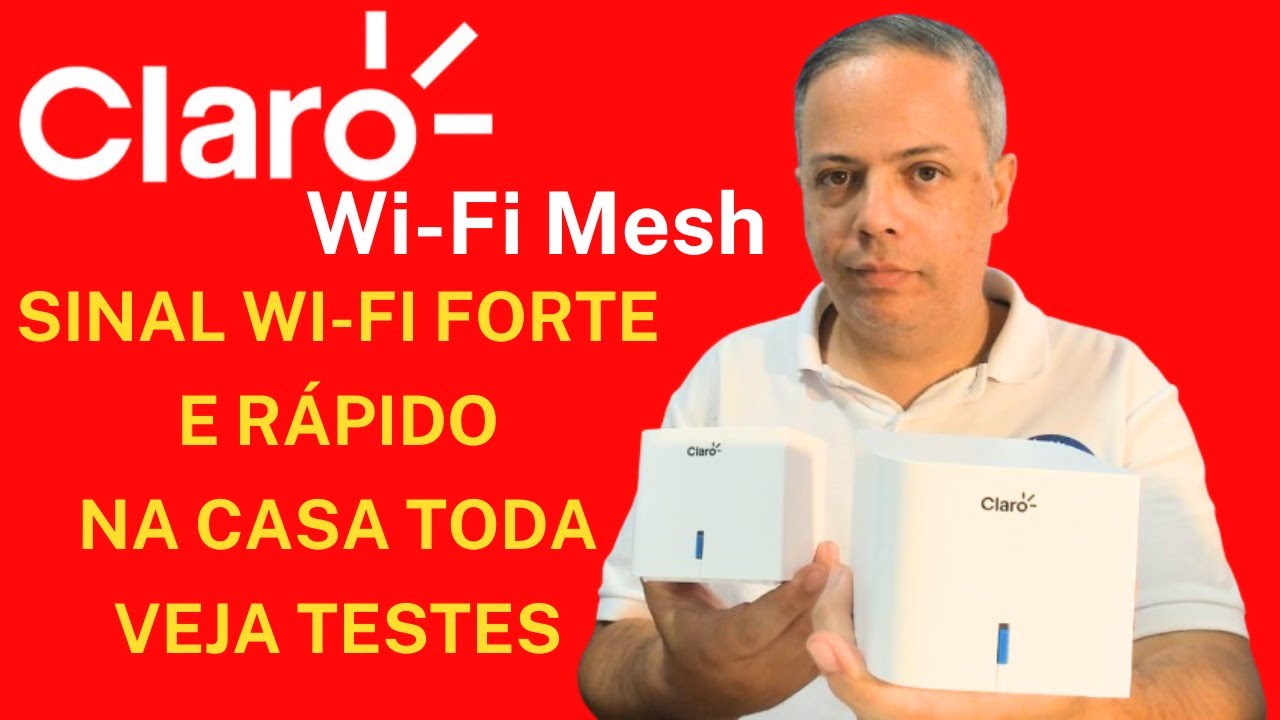 CLARO WI-FI MESH Vale a Pena? Testes de Cobertura de Sinal e Velocidade ...