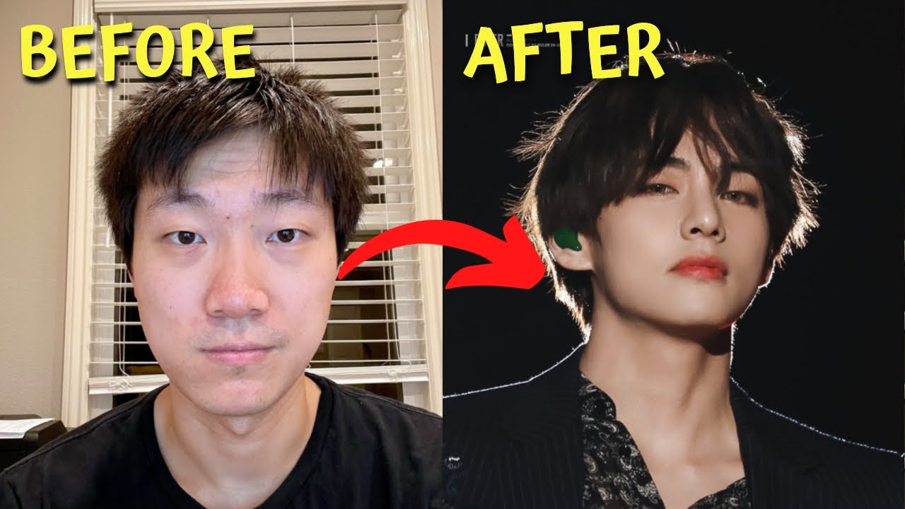 TRANSFORMING MYSELF INTO A KPOP IDOL (TWO BLOCK HAIRCUT + PERM) - YouTube