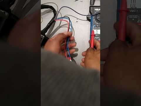 TEST FCU FAN MOTOR CHILLED WATER good Resistance Clamp tester.. - YouTube