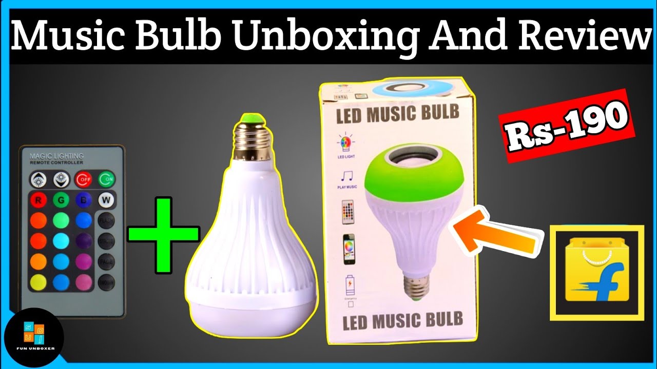 Bluetooth Music Led bulb | Smart Led Bulb | Music Bulb | Unboxing And ...