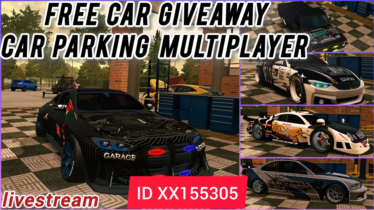 FREE CAR GIVEAWAY Car Parking Multiplayer LIVE NOW!! - YouTube