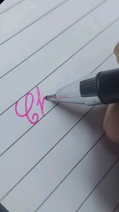 Chance in cursive writing.... - YouTube