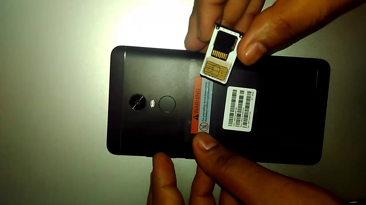 Inserting Sim cards in Note 4 and Note 5 - YouTube