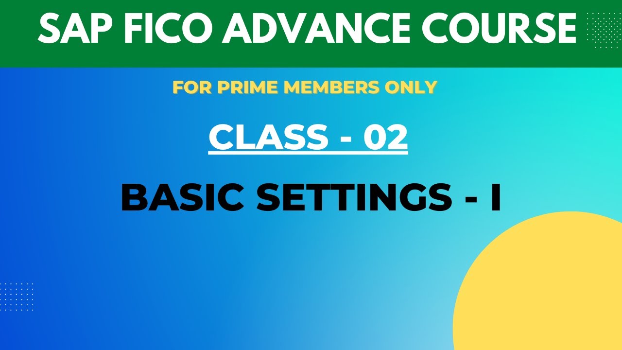 Class 02 Basic Settings I Youtube 5841