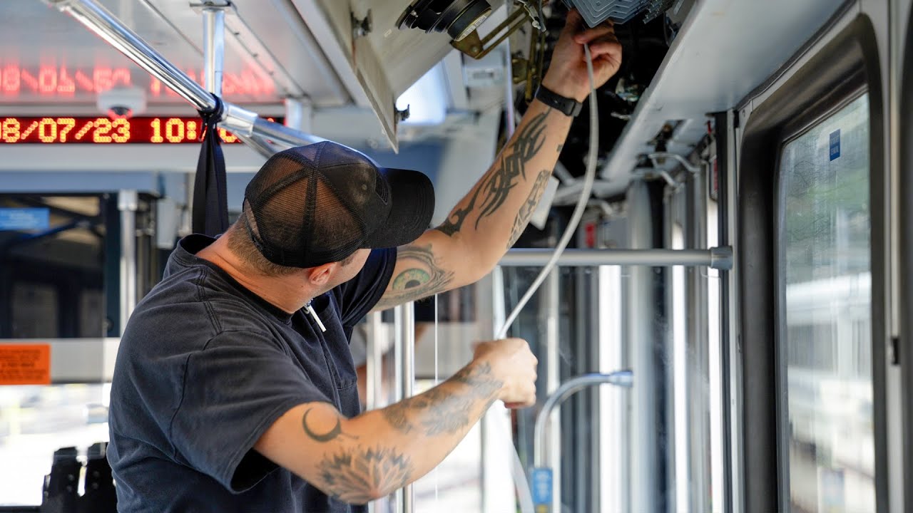 PRT Rail Technicians Prep for Mobile Ticketing Validators - Pittsburgh ...