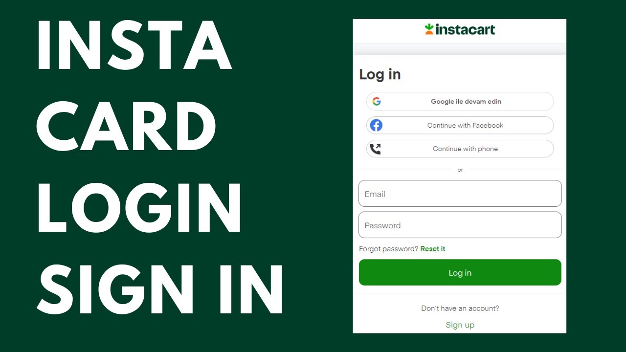 www.instacart.com Login, Delivery and Customer Service ⏬👇 - YouTube