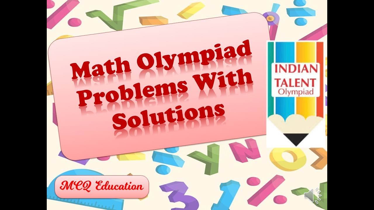 "Math" Olympiad Question with Answer for Grade 5// Sample paper of math ...