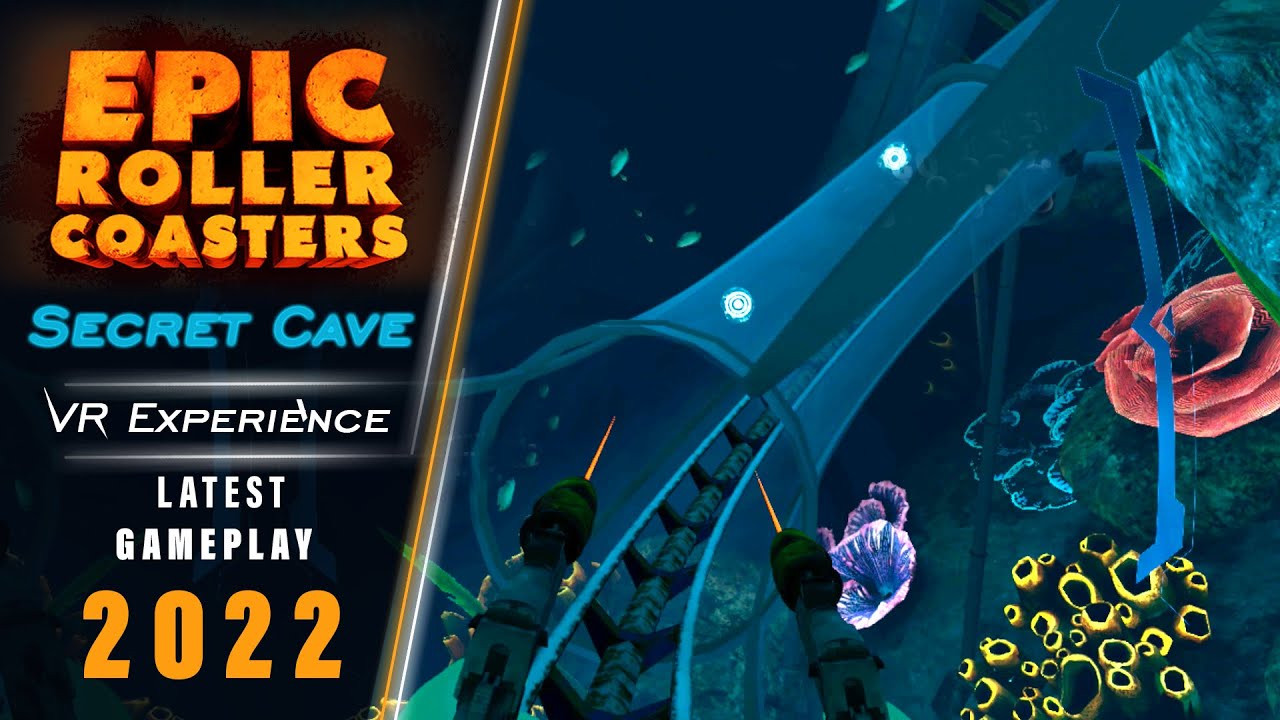 Epic Roller Coaster || Secret Cave || VR Shooting Experience - YouTube