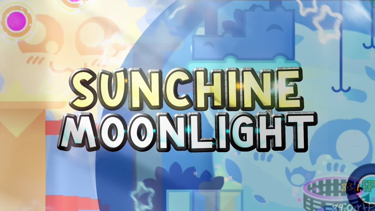 "SUNSHINE" & "MOONLIGHT" by Unzor 100% (All Coins) | Geometry Dash - YouTube