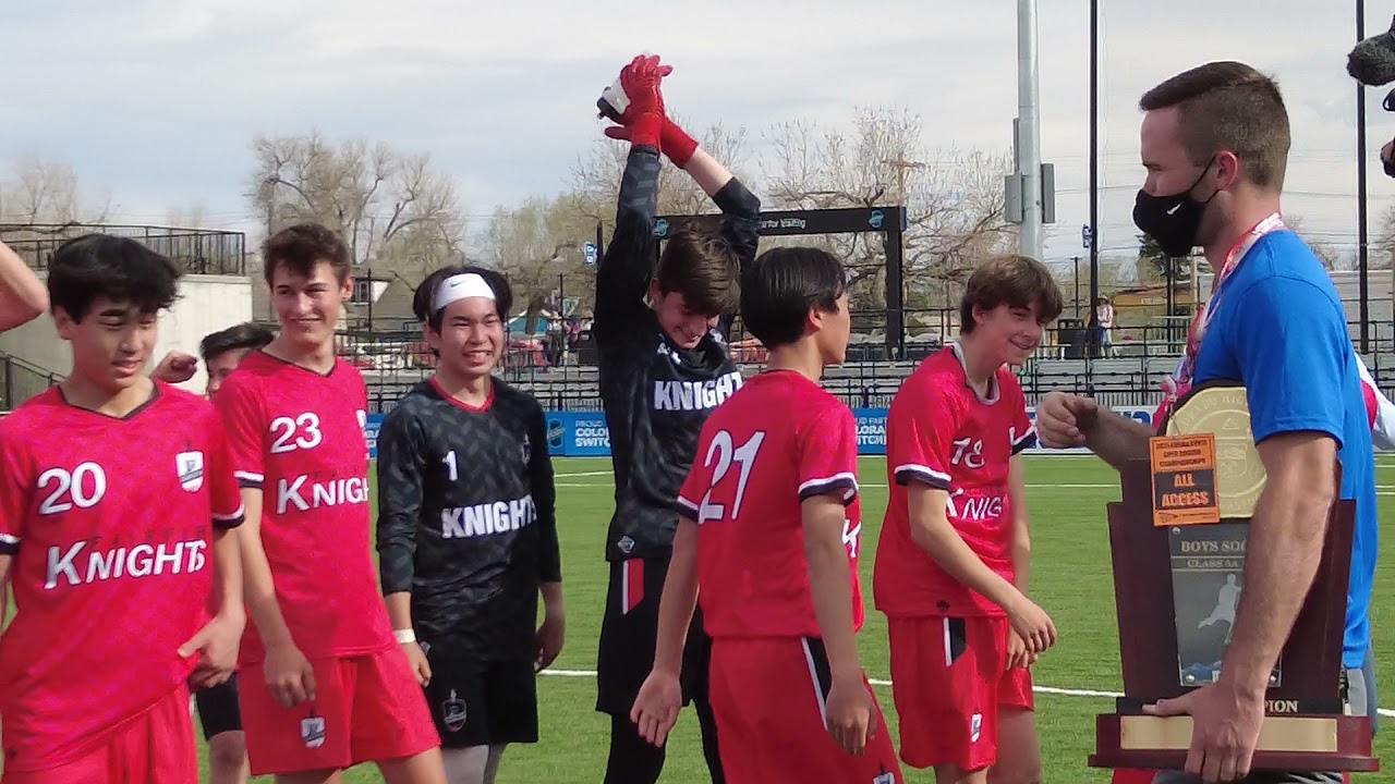Fairview boys soccer state championship trophy - YouTube