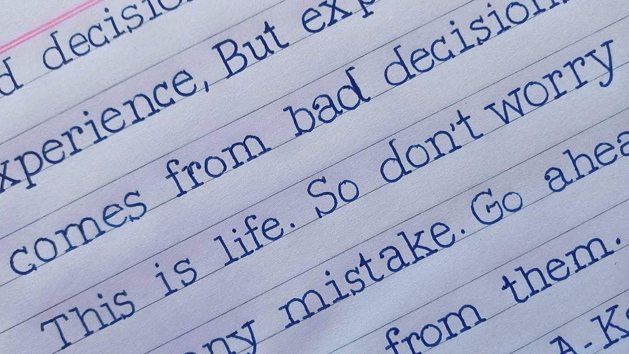 Writing kaise sudhare | How to improve handwriting | Handwriting kaisy ...