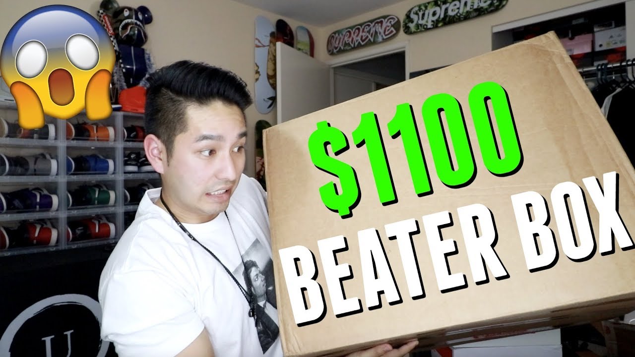 $1100 Sole Supremacy Beater Box | Bad Sign For Mystery Boxes In 2019 ...