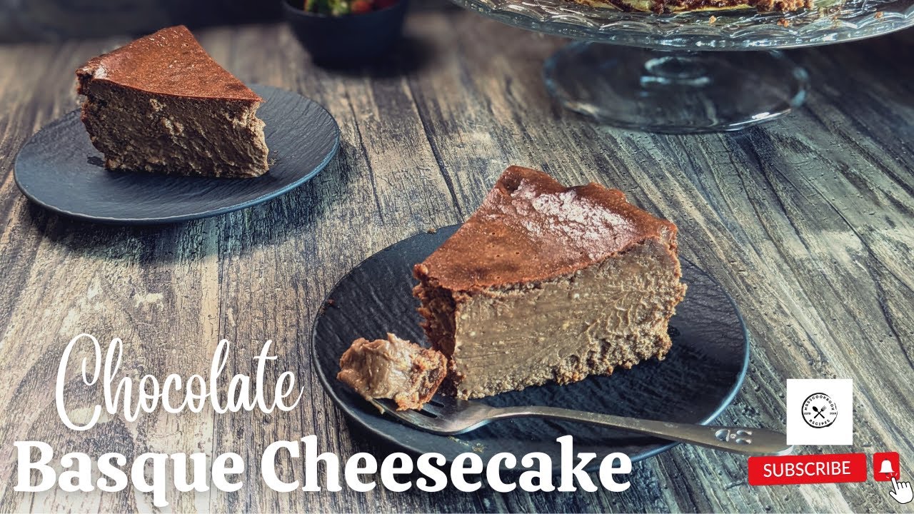 The Ultimate Chocolate Basque Burnt Cheesecake Recipe - YouTube