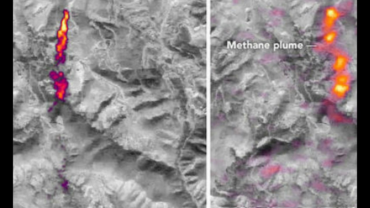 Huge Amounts of Methane Found to Be Leaking from US Oil Fields - YouTube