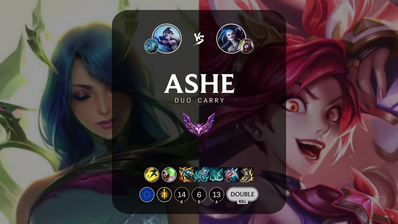 Ashe ADC vs Jinx - EUW Master Patch 12.21 - YouTube