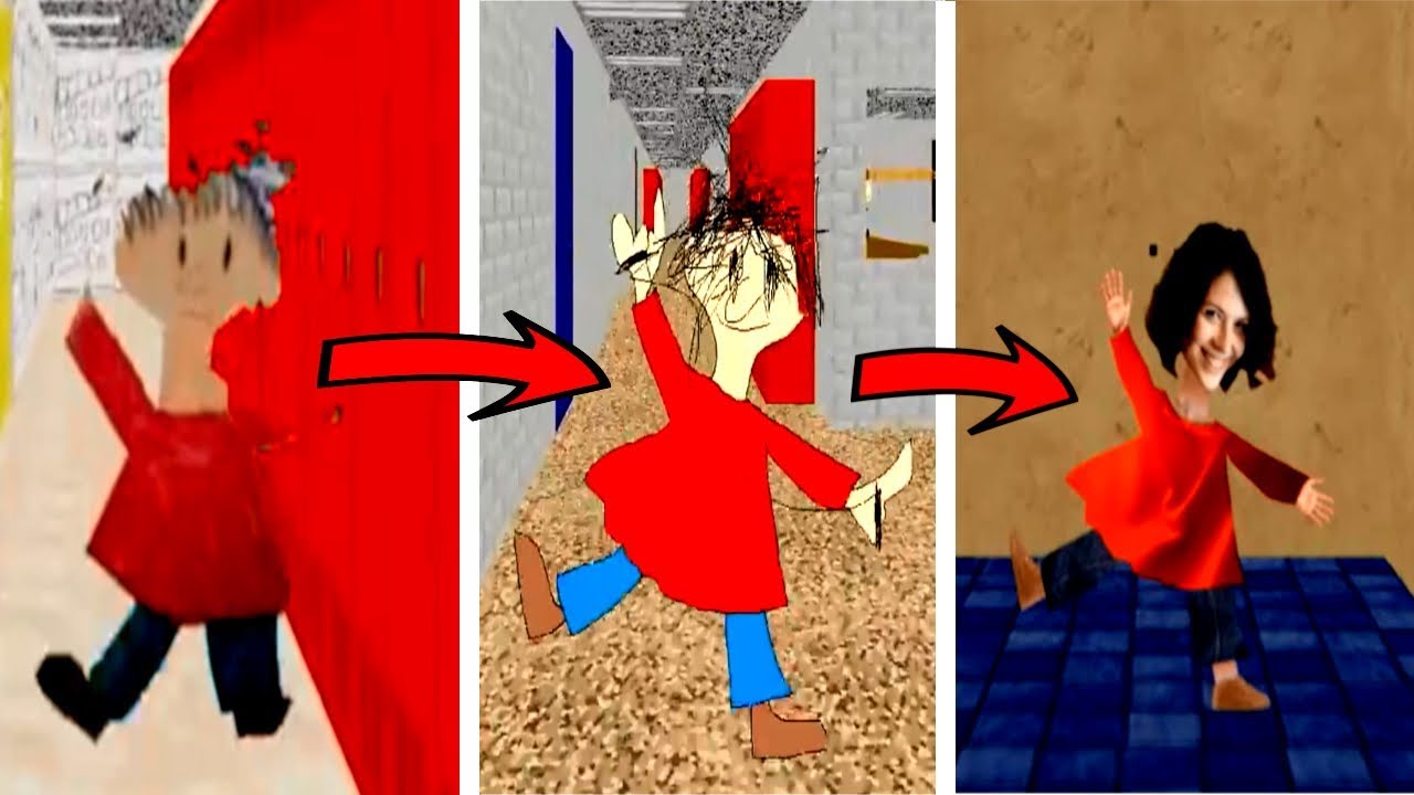 EVOLUTION of PLAYTIME in Baldi's Basics MOD - YouTube