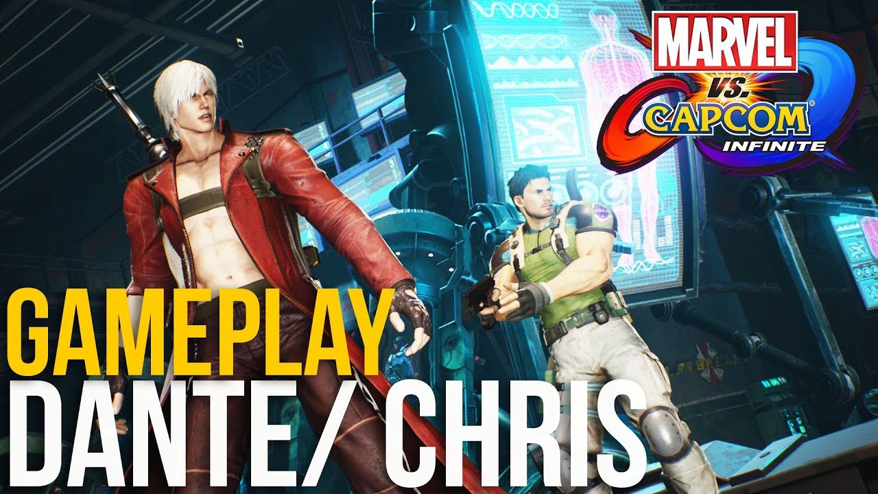 Marvel vs. Capcom: Infinite [Dante/Chris Gameplay] - YouTube