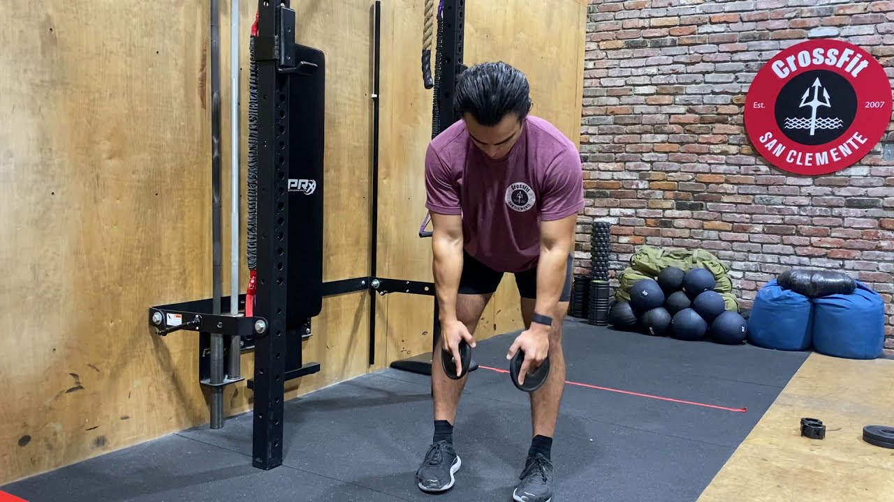 Plate Bent Over Row - YouTube
