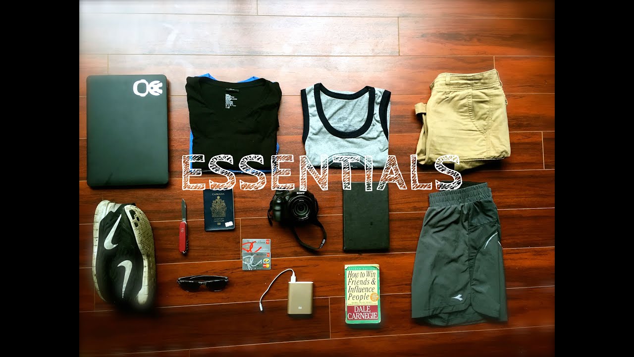 Travel & Backpacking: What Should You Bring? (Essentials) - YouTube