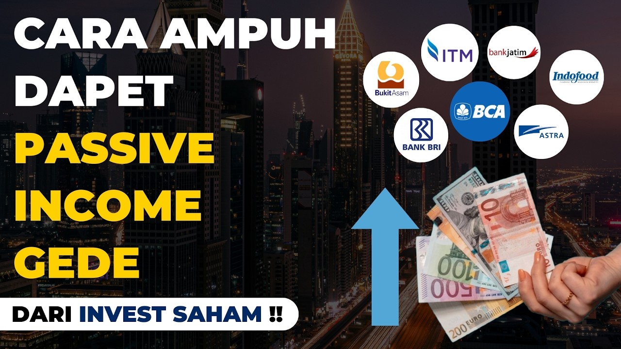 Cara Dapet Passive Income Gede dari Investasi Saham !! - YouTube