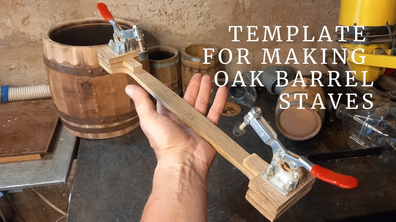 How to Make a Template for Making Oak Barrel Staves | A Whiskey Barrel ...