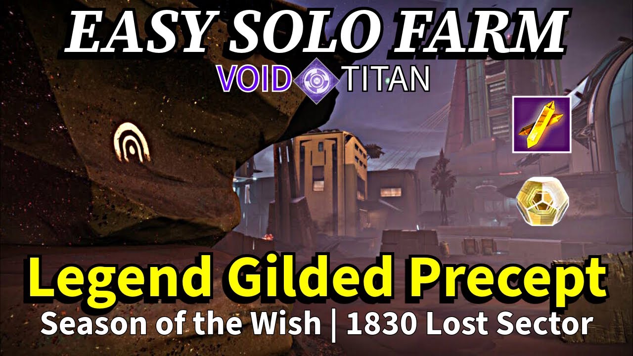 Destiny 2 | Void Titan Legend Gilded Precept Farm ONE SHOT CHAMPIONS! - YouTube
