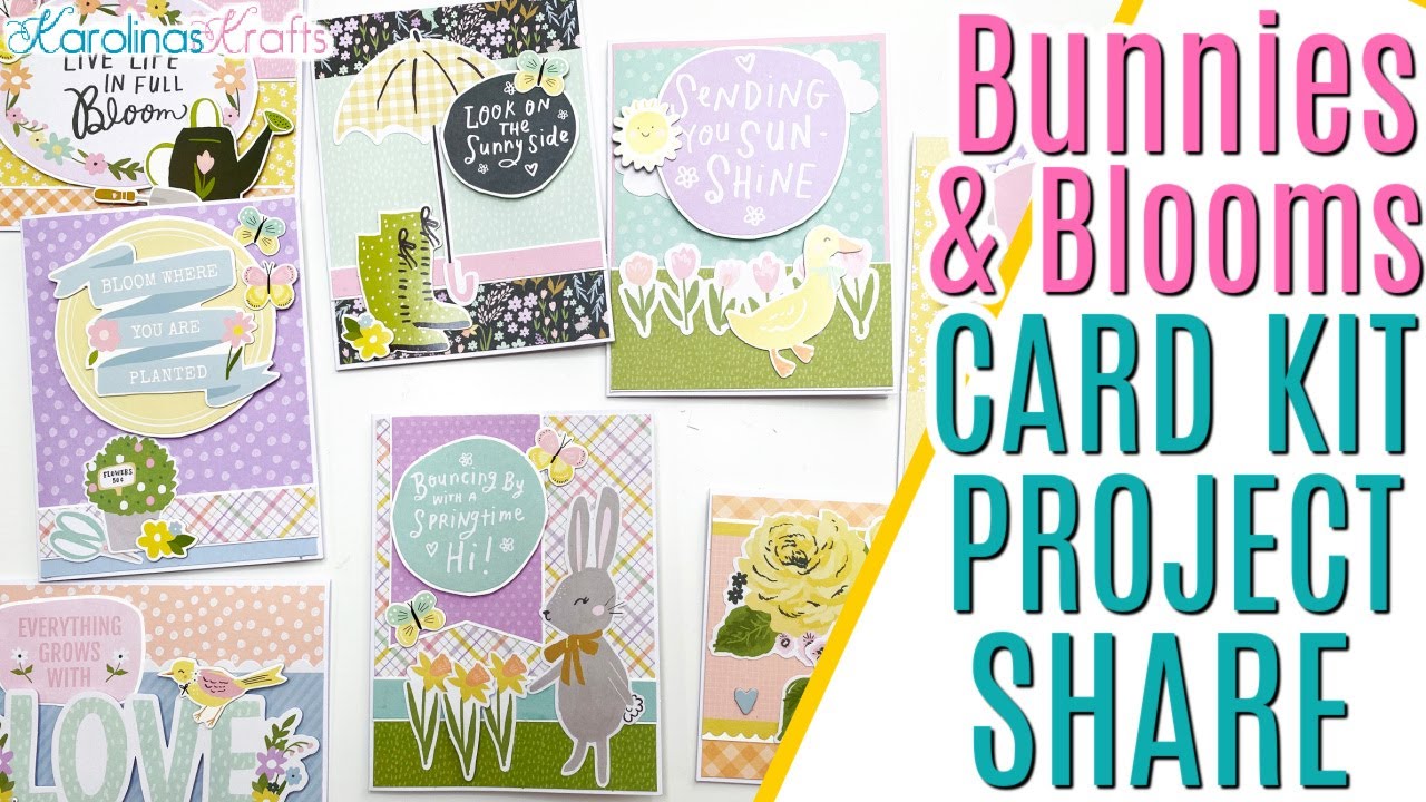 Spring Greeting Cards Ideas, Easter Card Ideas using Bunnies and Blooms ...