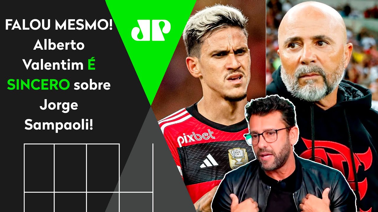 "É O JEITO DELE! Eu SEI DE HISTÓRIAS que o Sampaoli..." Valentim É ...
