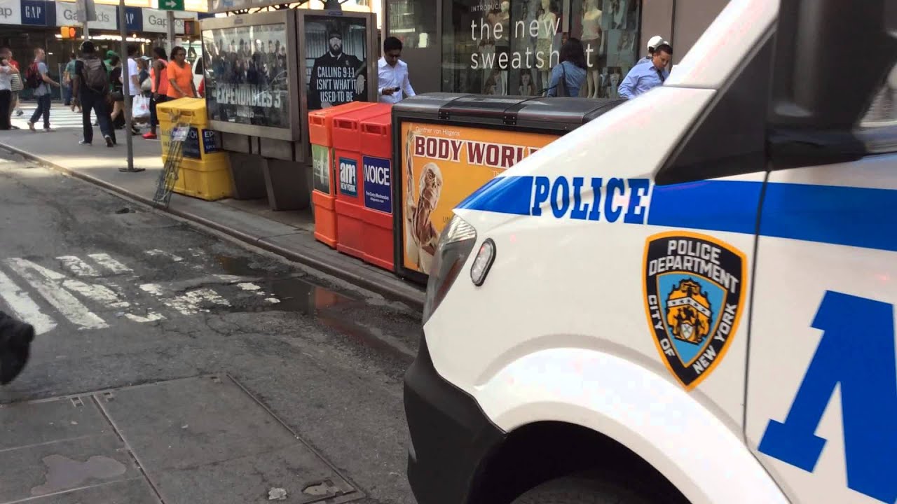 Brand New NYPD Transit District 1 Freightliner Van - YouTube