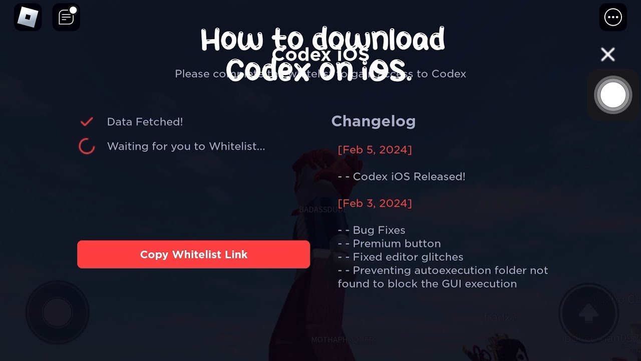 How to download Codex on iOS | Free Roblox iOS Executor - YouTube