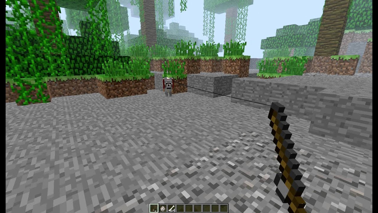 "Pasear perro con correa en Minecraft" - YouTube