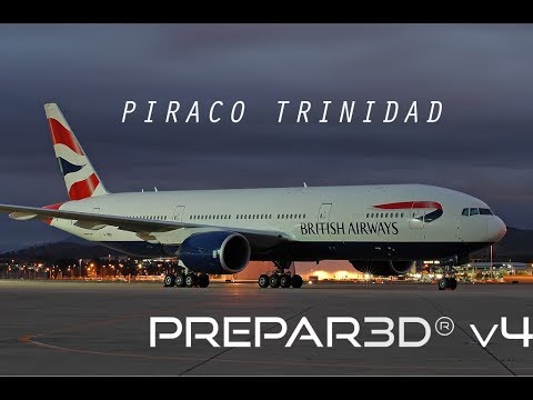Prepar3D v4 landing in TTPP PIARCO INTL - PMDG 777 - ACTIVE SKY 2016 ...