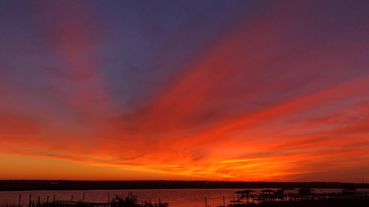 Timelapse sunrise over St Simons Island - Oct 17, 2019 - YouTube