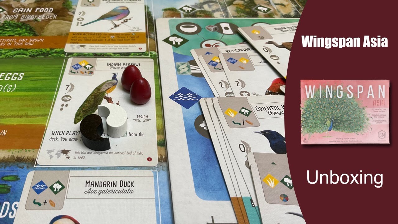 Wingspan Asia - Unboxing - YouTube