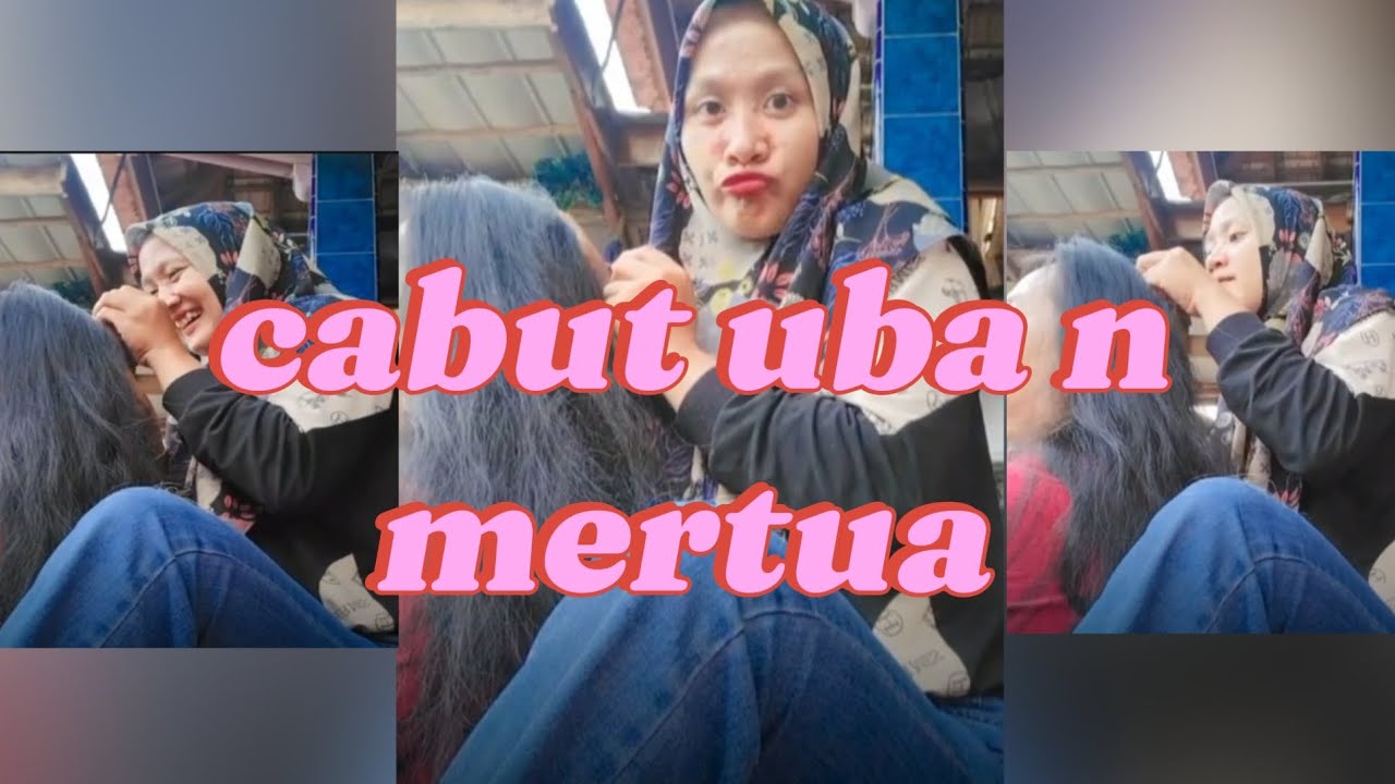 Cabut uban mertua / white hair - YouTube