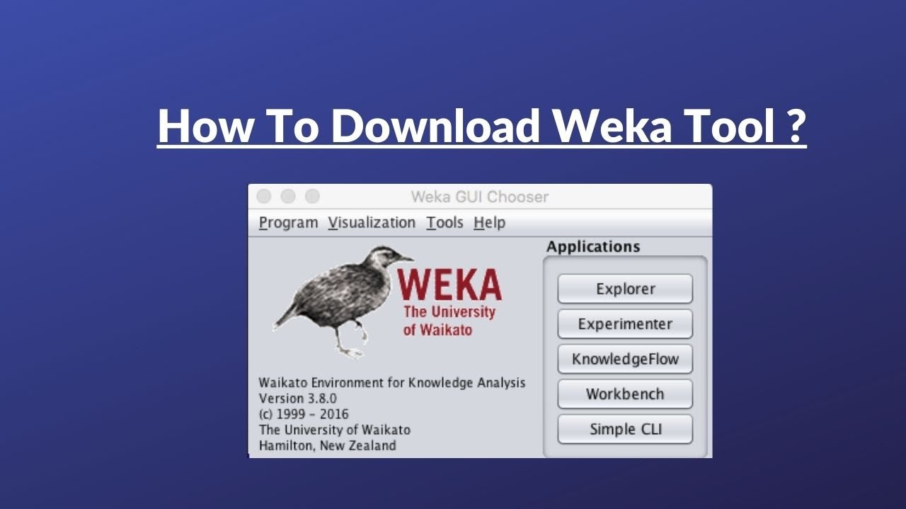 How To Download Weka Tool . - YouTube