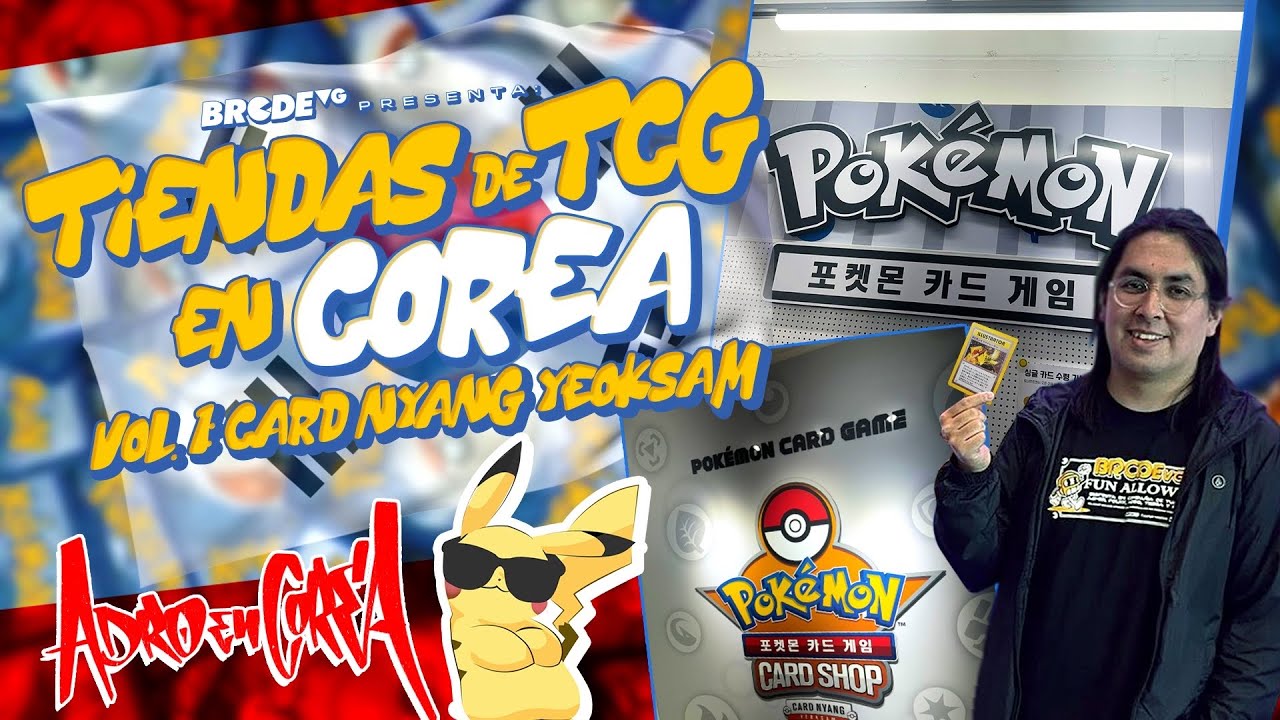 Tiendas de TCG en Corea Vol. 1: Card Nyang Yeoksam - YouTube