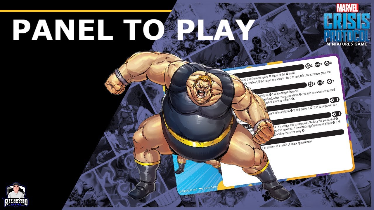 Marvel Crisis Protocol: Blob Panel to Play Breakdown - YouTube