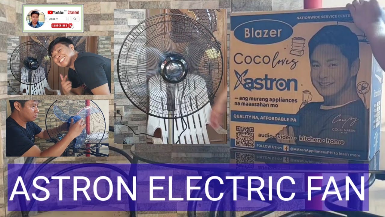 Astron Electricfan Assemble and testing - YouTube