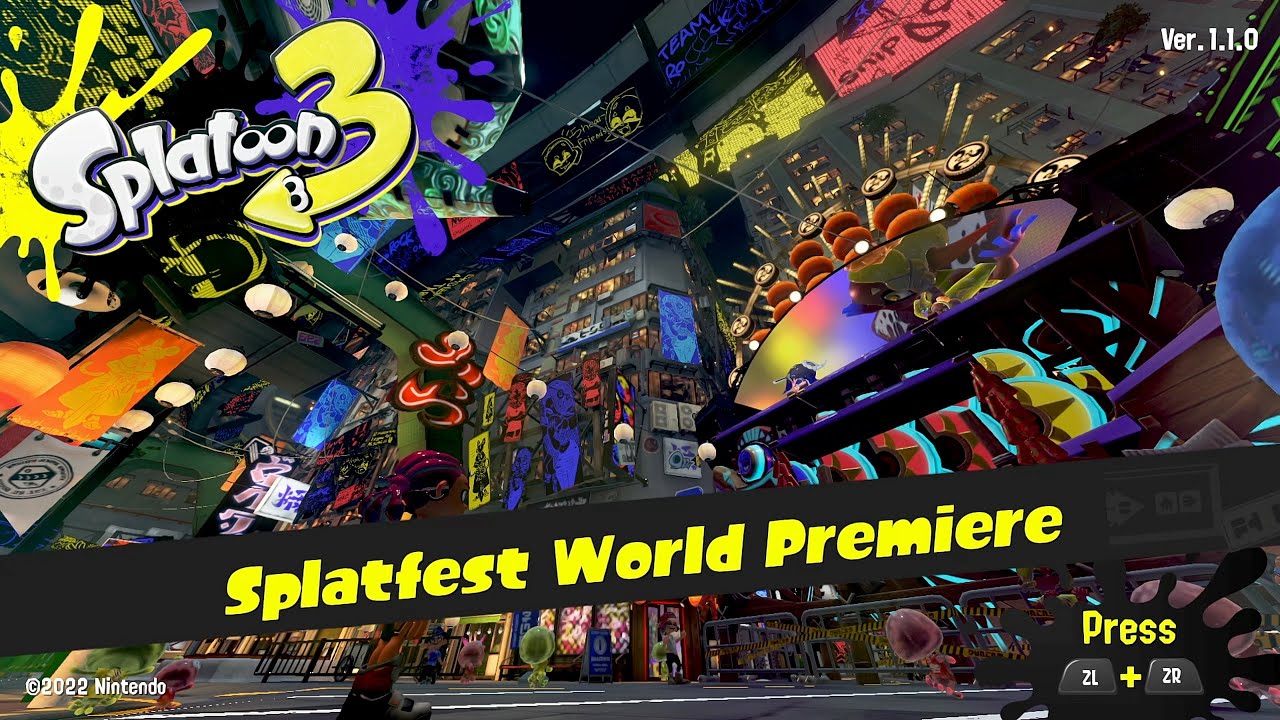 Splatoon 3 Splatfest World Premiere Demo - Tricolor Turf War Matches ...