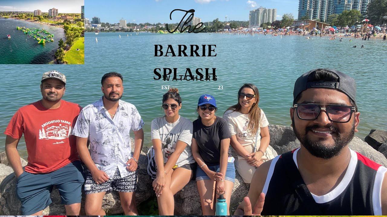 A Long Weekend Spent at Barrie Splash ,centenial beach ,Ontario Canada ...