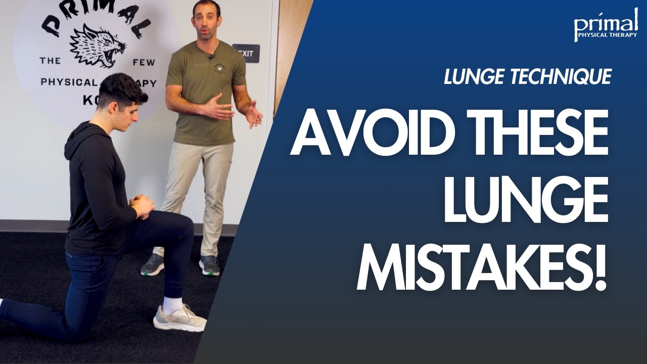 How to Perfect Your Lunge Technique & Target the Right Muscles - YouTube