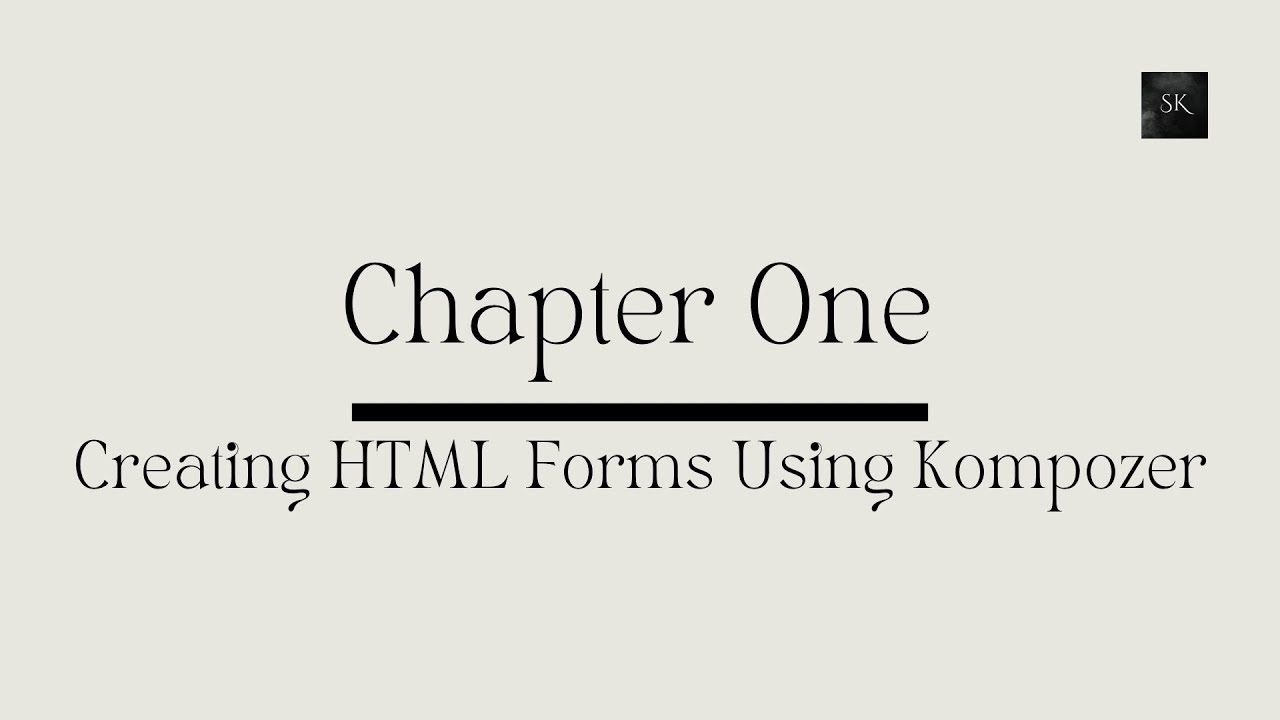Creating HTML Forms || Chapter 1 || Part 1 || Computer || Class 12 ...