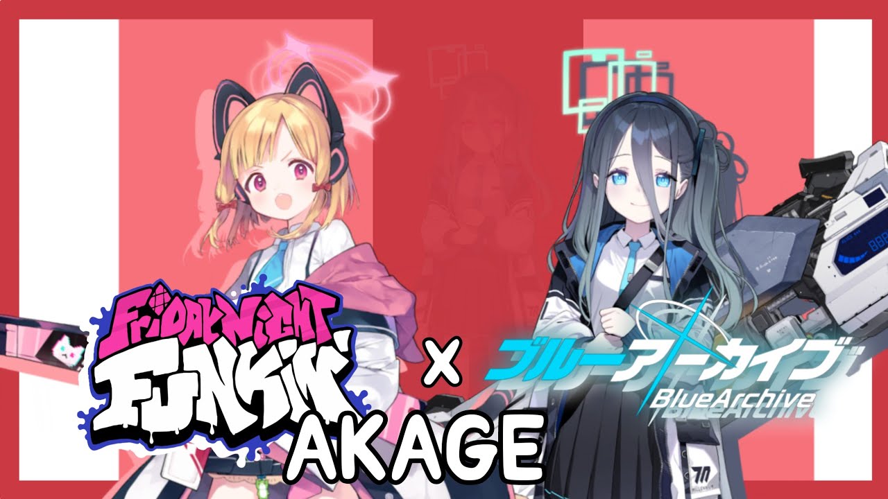 Momoi vs Arisu (AKAGE Cover) | FNF x Blue archive - YouTube