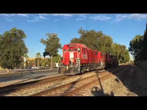 UP GE taking two ex Santa Fe CF7s to the Santa Cruz and Big Trees Railroad (CA)  #railroad #train
