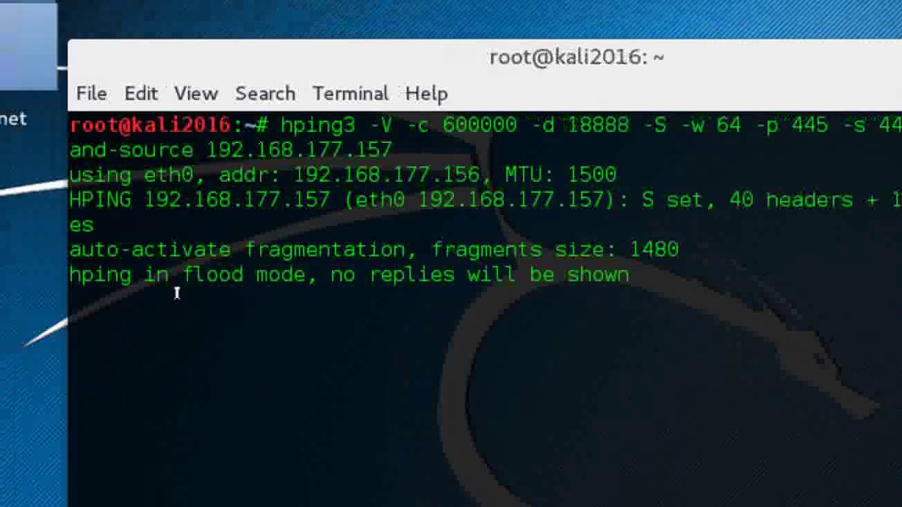 DOS Hping3 (bonus DosHTTP - layer 7 attack) - YouTube