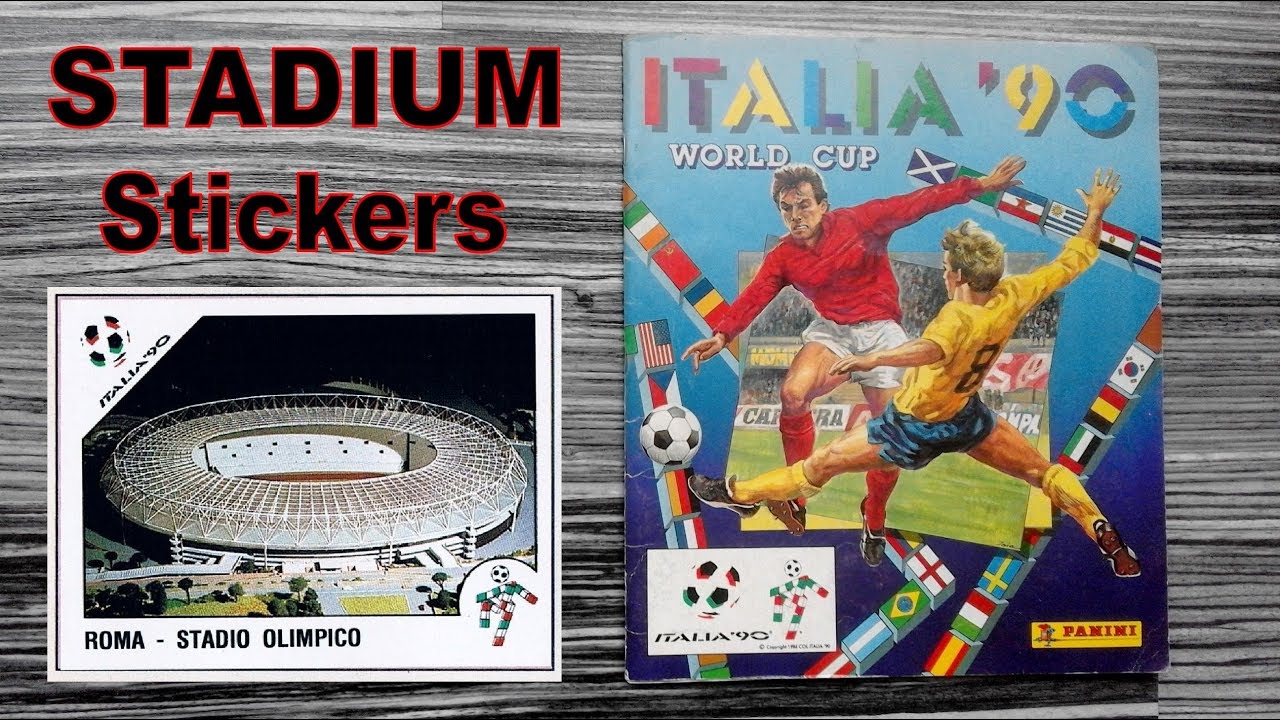 Panini STADIUM Stickers FIFA World Cup Album "Italia 90" - YouTube