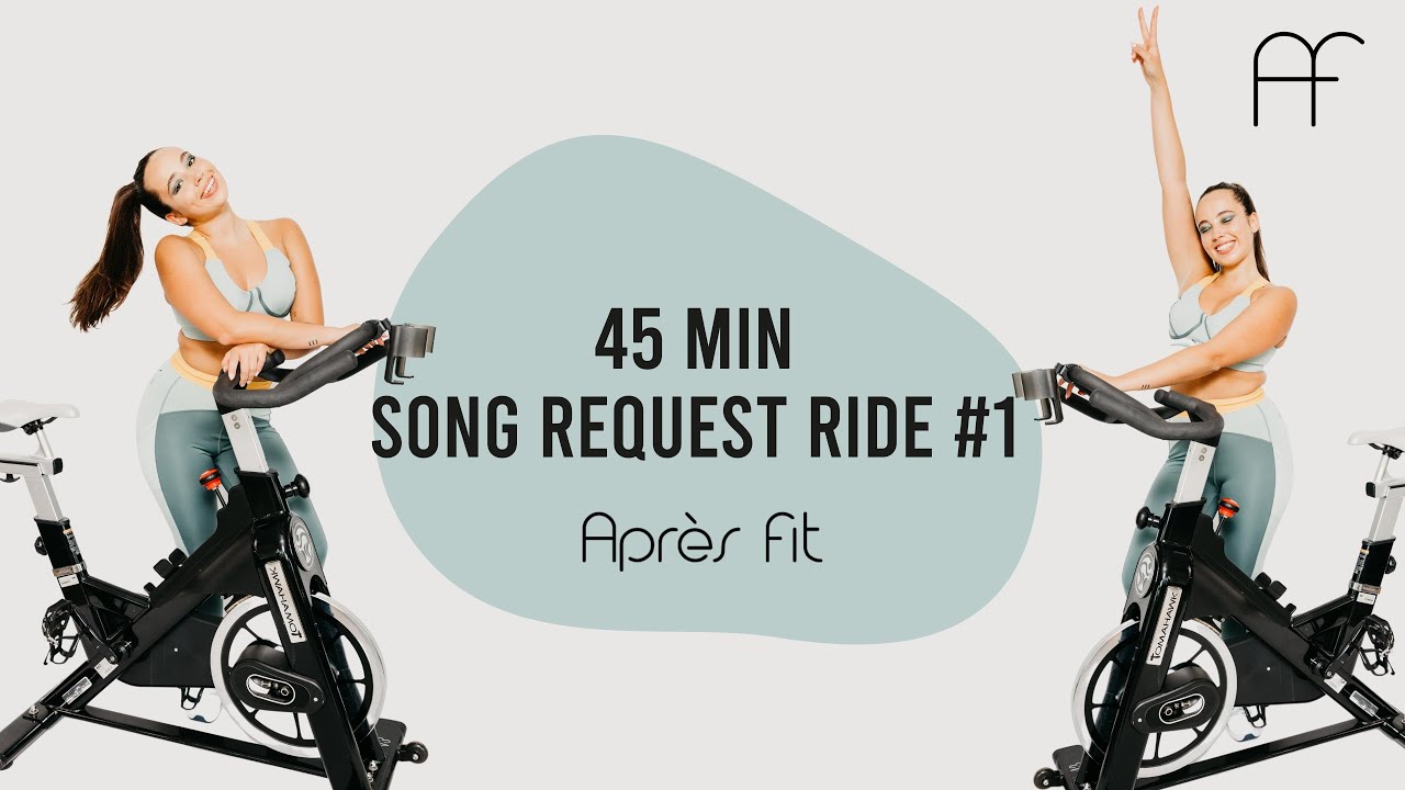 45 MIN RHYTHM CYCLING CLASS | APRÉS FIT - YouTube