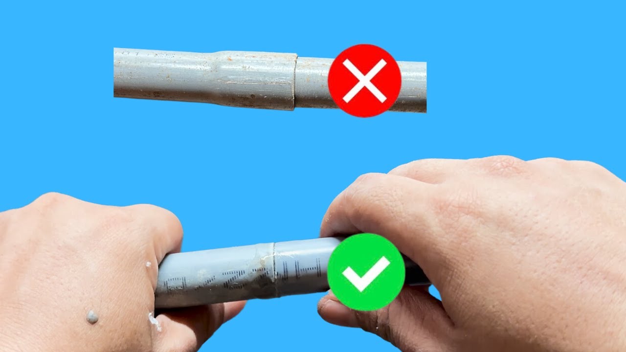 amazing methods to joint 2 pvc pipe, how to joint pvc pipe, sam home's ...